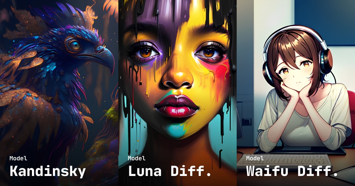 Try Fine-Tuned Stable Diffusion Models and Kandinsky v2.1 for Free | Try